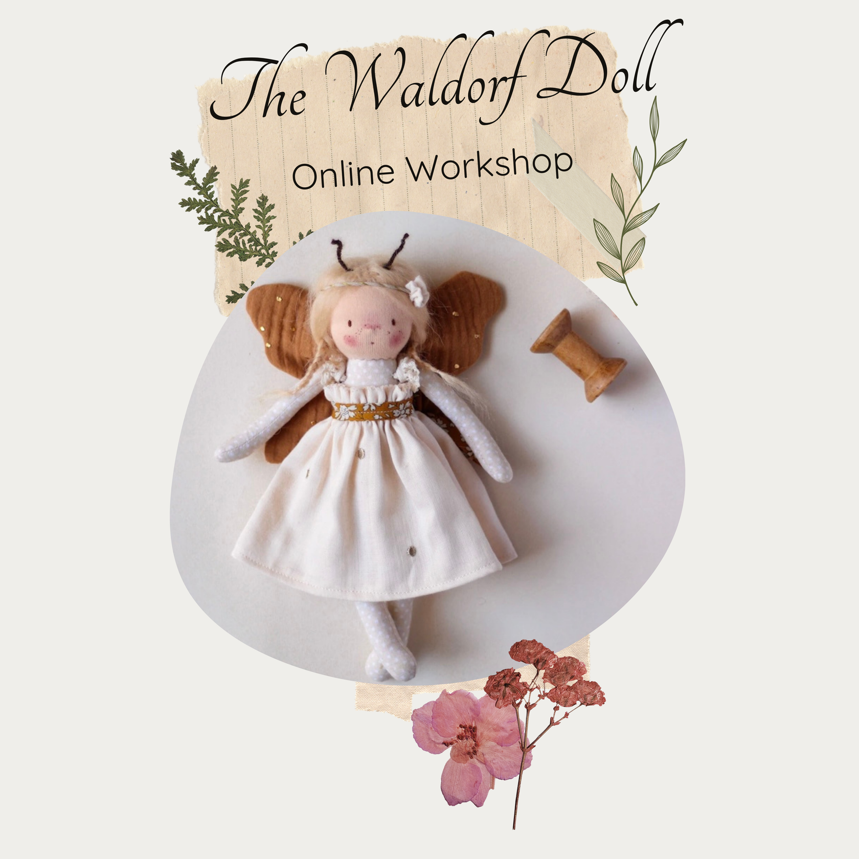 Workshop * The Butterfly Waldorf Doll – Lilalune